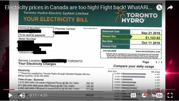 My Ontario electricity bill is $11,123! What’s yours? – Frank Magazine